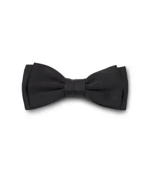 Hugo Silk-blend Bow Tie - Black