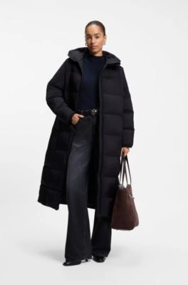 BOSS Water-repellent Puffer Jacket With Down Insulation