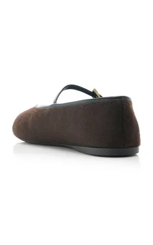 Prada Cashmere Ballet Flats