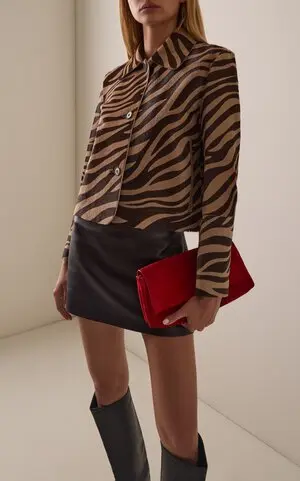 ARMA Emy Cavallino Leather Jacket