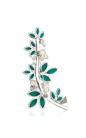 Prada Crystal Flowers Brooch
