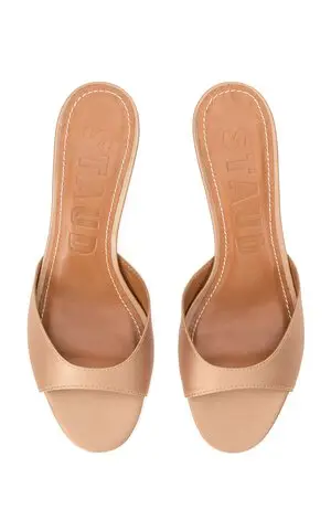 Staud Brigitte Satin Mules