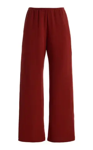 LESET Lauren Jersey Pocket Pants - Red