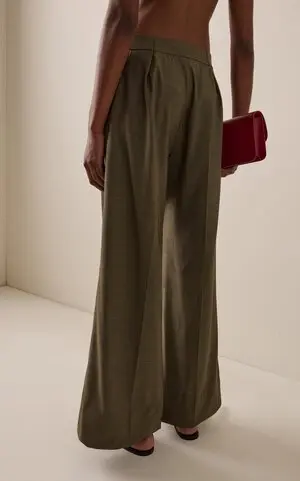 Max Mara Long Wool Trousers