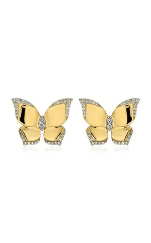 Piranesi Oro Butterfly Earrings - Gold