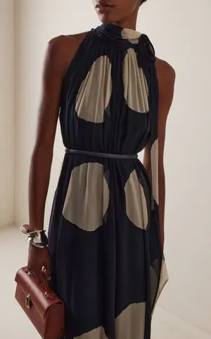 Max Mara Silk Georgette Dress