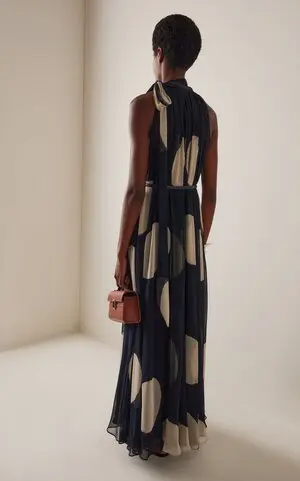 Max Mara Silk Georgette Dress