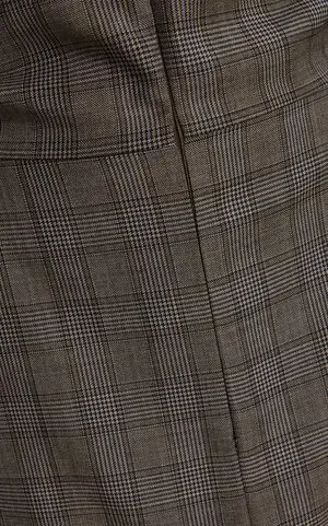 THE LATEST Esmeralda Plaid Wool Maxi Dress