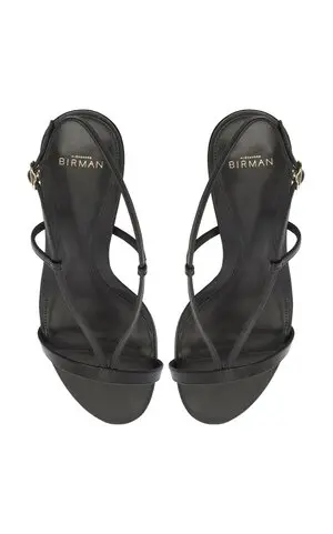 ALEXANDRE BIRMAN Ali Leather Sandals - Black