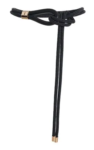 MAX MARA Waxed Cotton Tubular Belt