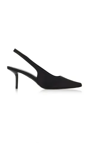 Max Mara Satin Slingbacks