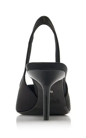 Max Mara Satin Slingbacks