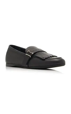 Max Mara Leather Loafers