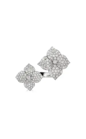 Piranesi Fiore Double Ring - White