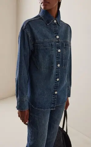 DL1961 X Olympia Of Greece Exclusive Addison Denim Overshirt