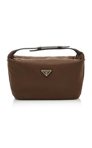 Prada Chérie Re-nylon Mini Bag - Brown