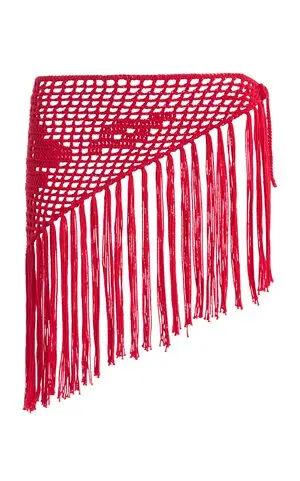 SLOAN The Scarf Crochet Belt - Red