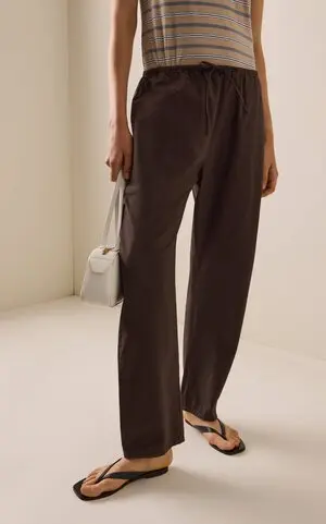 LESET Kyoto Drawstring Cotton Pants