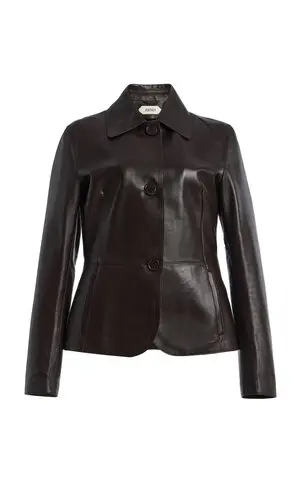 ARMA Carmen Leather Jacket - Brown