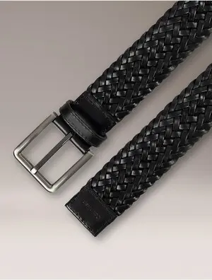 Calvin Klein Leather Braided Belt