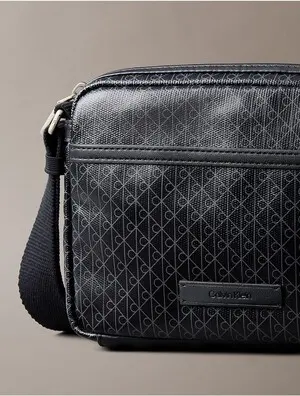 Calvin Klein Coated Emblem Logo Camera Bag