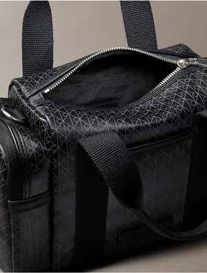 Calvin Klein Coated Emblem Logo Crossbody Bag