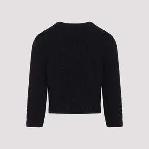 Saint Laurent Wool Cable Knit Sweater