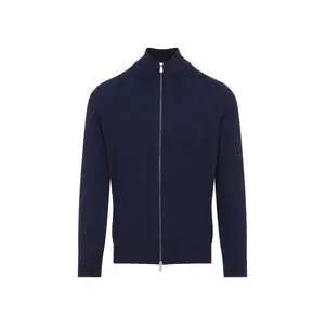 Brunello Cucinelli BRUNELLO CUCINELLI Cashmere Full Zip Cardigan Blue