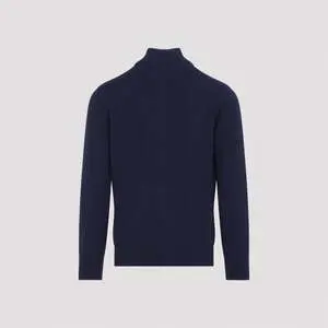Brunello Cucinelli Cashmere Full Zip Cardigan - Blue