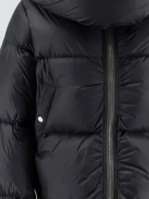 Rick Owens Crop-fit Nylon Down Jacket