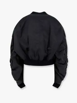 Rick Owens Secchia Nylon And Cotton Blend Crop Jacket