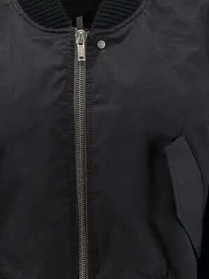 Rick Owens Secchia Nylon And Cotton Blend Crop Jacket - Black