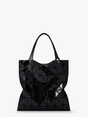 Issey Miyake Prism Shoulder Bag With Geometric Pattern - Black