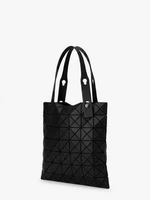 Issey Miyake Prism Shoulder Bag With Geometric Pattern - Black