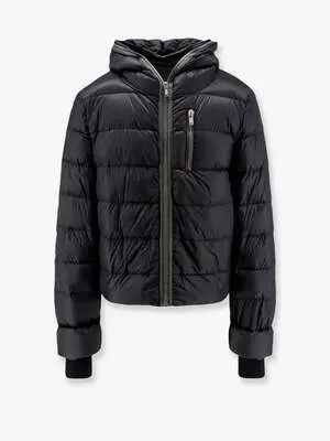 Rick Owens Quilted Nylon Down Jacket - Black
