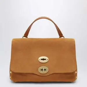 ZANELLATO Small Postina Bag In Brandy Nubuck - Brown