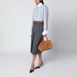 ZANELLATO Small Postina Bag In Brandy Nubuck