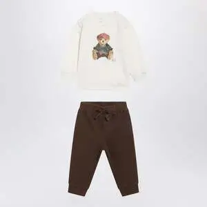 Polo Ralph Lauren Polo Bear Cream Cotton Baby Set