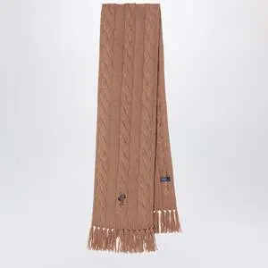 Polo Ralph Lauren Wool Polo Bear Scarf - Beige