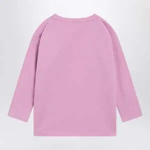 BOBO CHOSES Softpaw Monster Long-sleeved T-shirt In Cotton - Pink