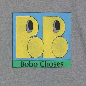 BOBO CHOSES Heather Cotton T-shirt