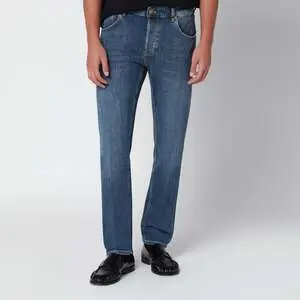 PT TORINO Reggae Tapered Cotton Jeans - Blue