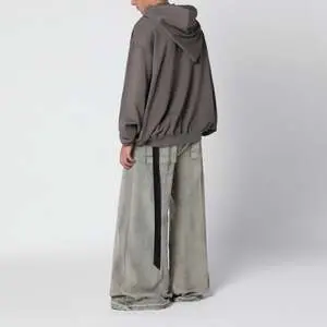 Rick Owens Mountain Hunter Gravel Cotton Hoodie