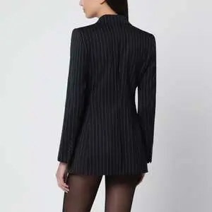 Dolce & Gabbana Double-breasted Pinstripe Blazer In Virgin Wool