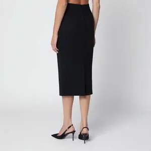 Dolce & Gabbana Midi Skirt In Virgin Wool