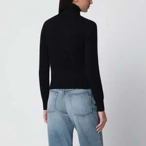AMI Paris Turtleneck Jumper In Cashmere And Wool