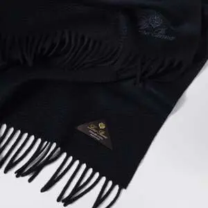 Loro Piana Grande Unita Scarf In Navy