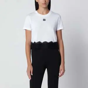Dolce & Gabbana Jersey T-shirt With Lace