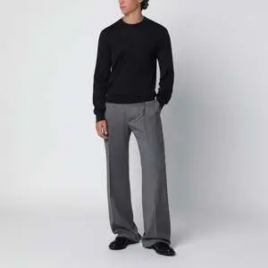 Dolce & Gabbana Green Cashmere Crew-neck Sweater