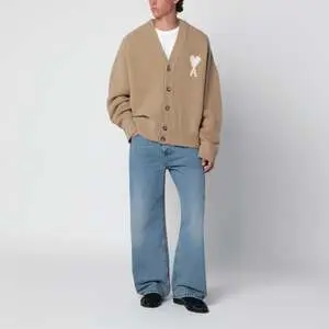 AMI Paris Wide-leg Denim Jeans